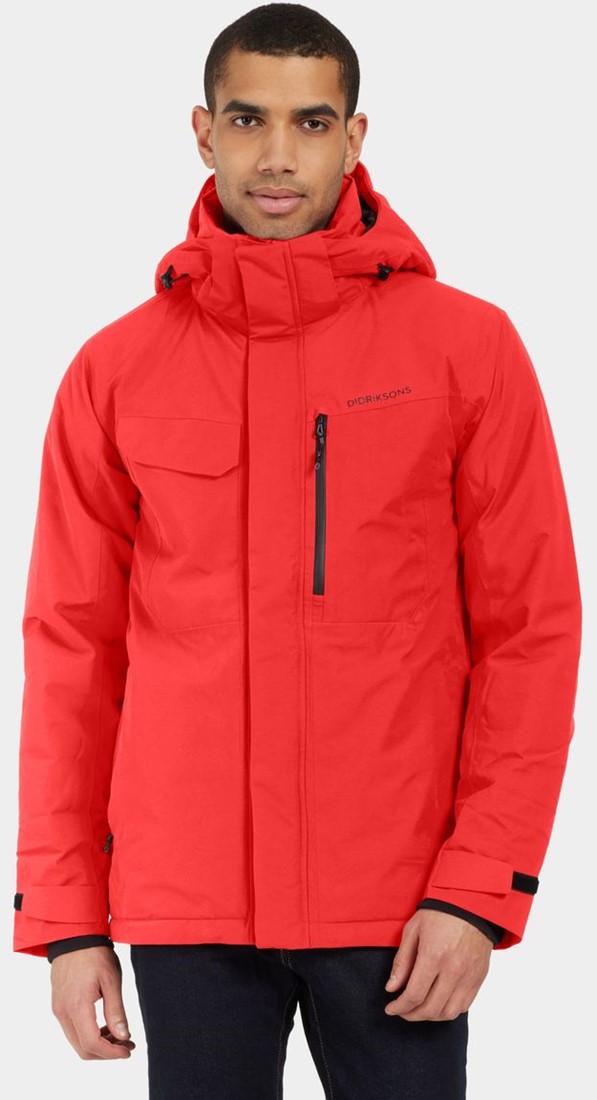 Didriksons Stefan Jacket M - Pomme Red - M Your specialist in outdoor ...